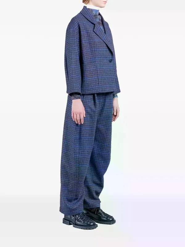 Henrik Vibskov Shady Check-pattern Jacket