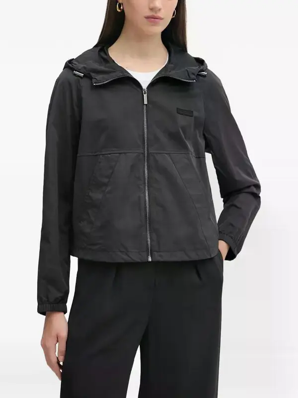 Armani Exchange Logo-patch Hooded Jacket