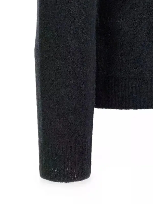 ROBERTO COLLINA Drawstring-hood Ribbed-trim Hoodie