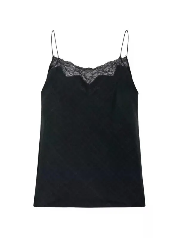WOOYOUNGMI Lace-trim Camisole Top - Grey