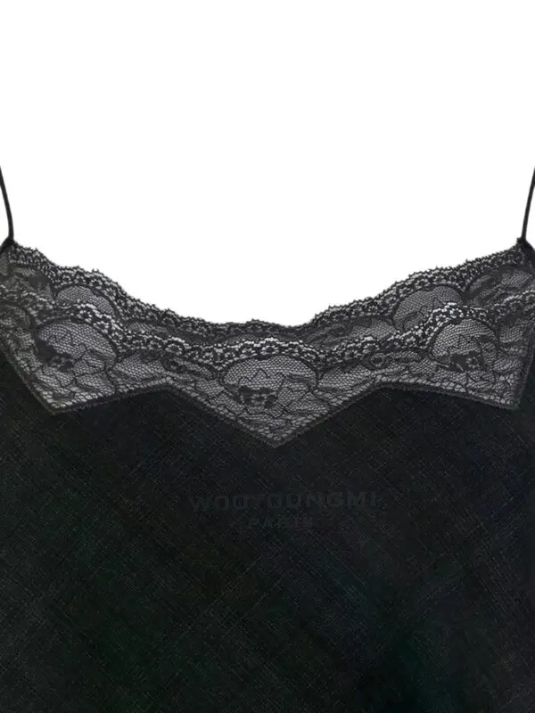 WOOYOUNGMI Lace Trim Camisole Top
