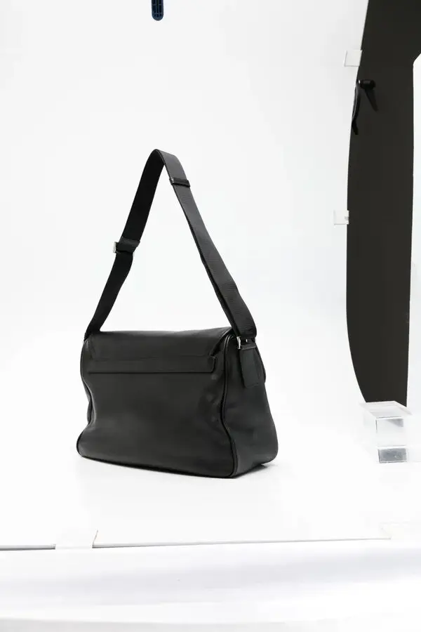 Prada Re-nylon Leather Shoulder Bag