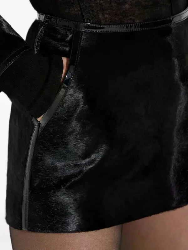 Elisabetta Franchi Cowhide Miniskirt