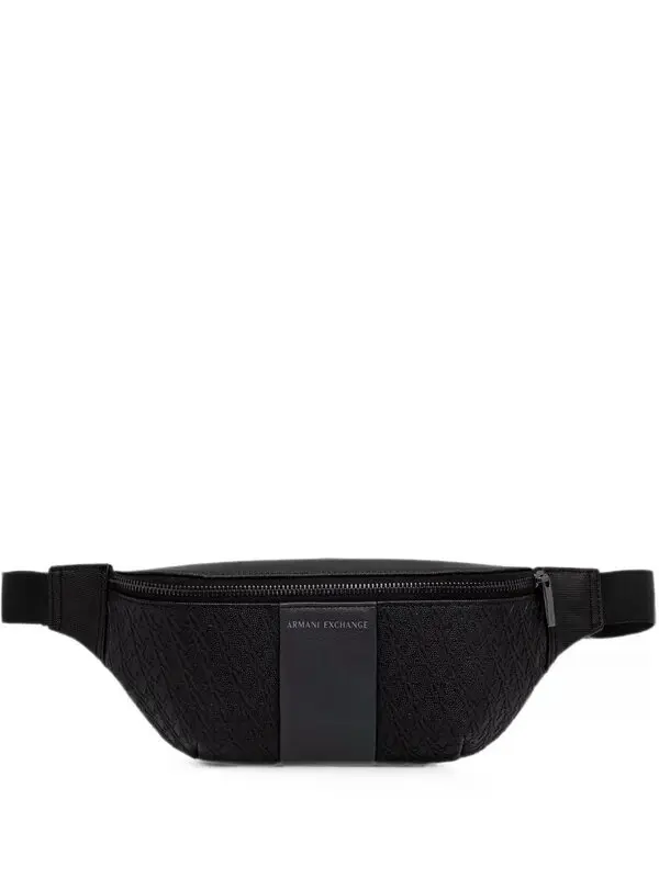 Armani Exchange Monogram-patterned Belt Bag