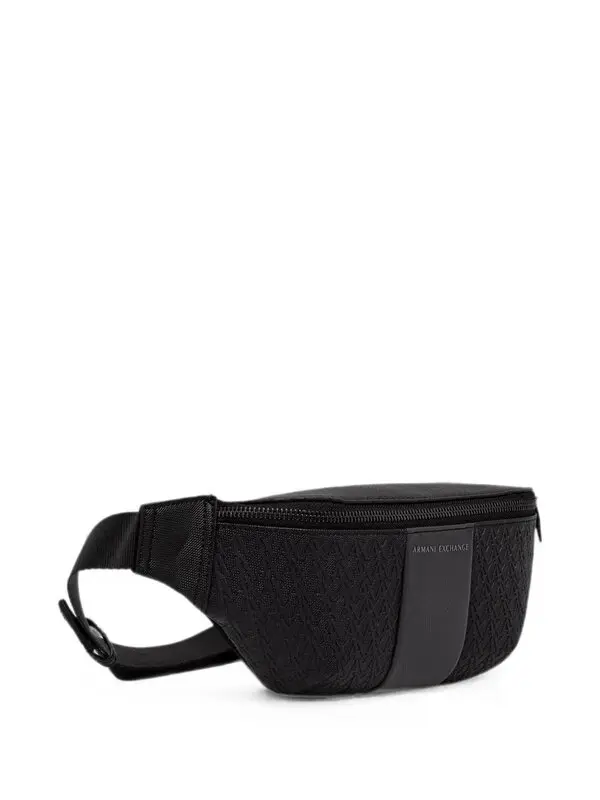 Armani Exchange Monogram-patterned Belt Bag