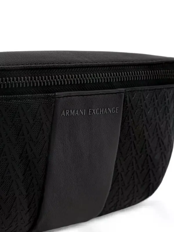 Armani Exchange Monogram-patterned Belt Bag