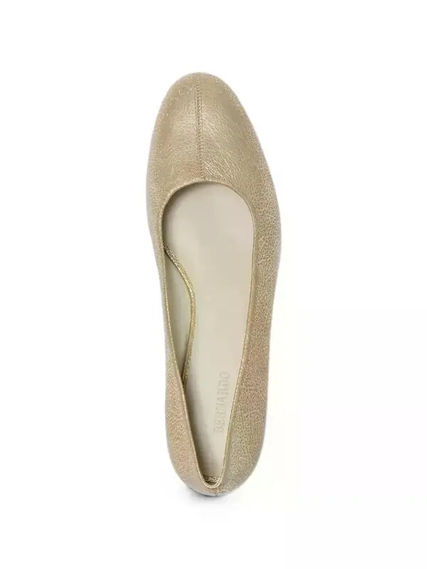 Bernardo Nero Metallic-effect Square-toe Pumps