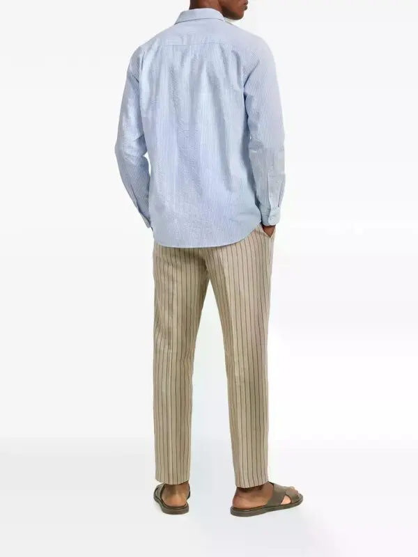 Orlebar Brown Justin Seersucker-stripe Shirt