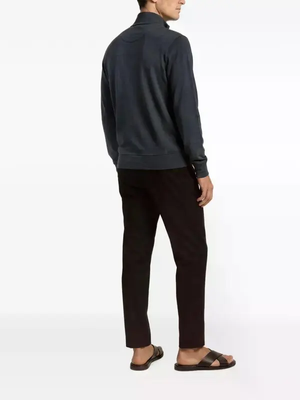 Orlebar Brown Isar Quarter-zip Merino-wool Sweatshirt