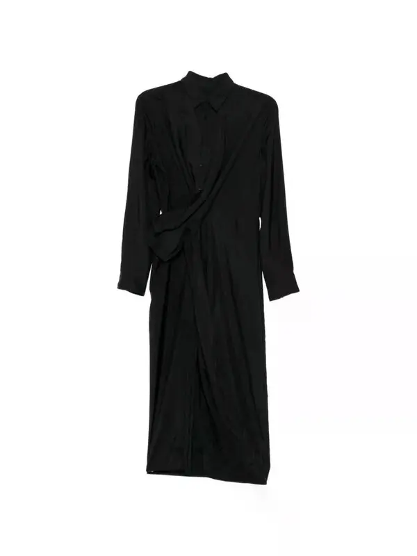 JNBY Twist-detail Long-sleeve Dress