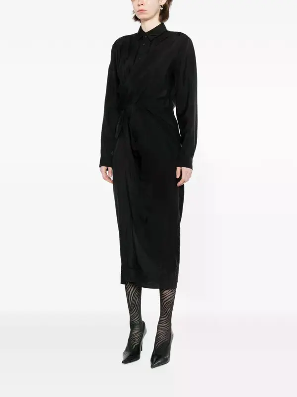 JNBY Twist-detail Long-sleeve Dress