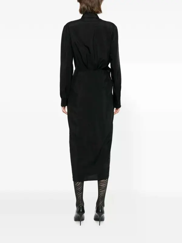 JNBY Twist-detail Long-sleeve Dress