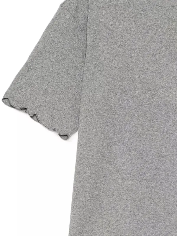 JNBY Scalloped-trim Mid-sleeve Tee