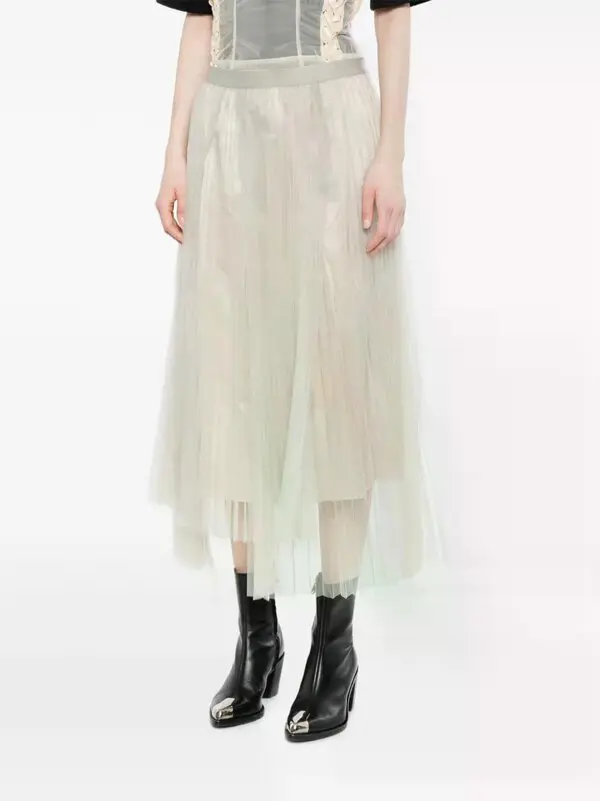 JNBY Pleated Midi Skirt
