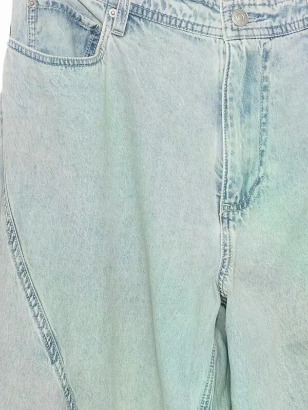 CROQUIS Conch-leg Panelled Jeans