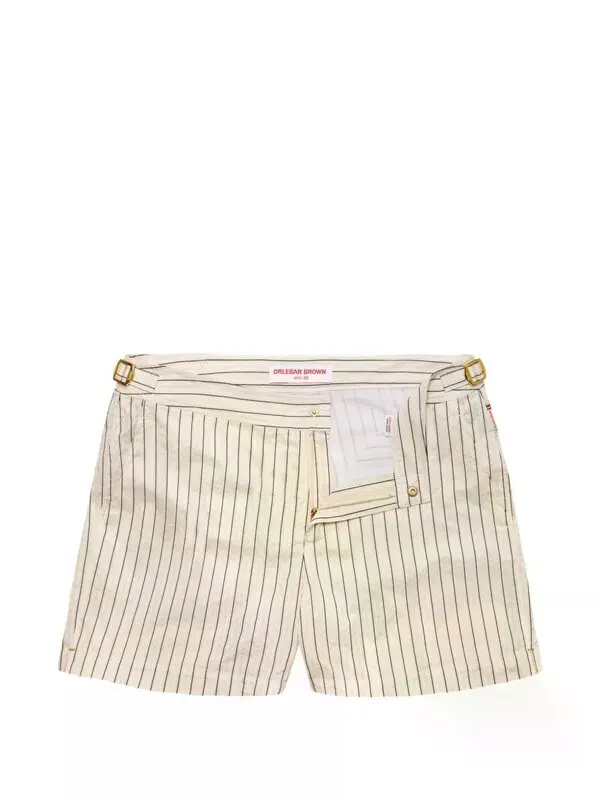 Orlebar Brown Setter Seersucker Striped Swim Shorts