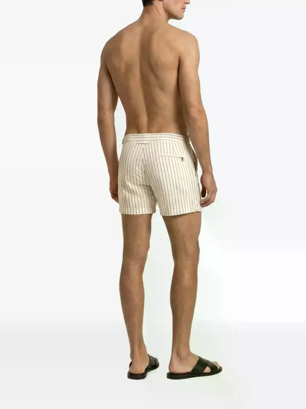 Orlebar Brown Setter Seersucker Striped Swim Shorts