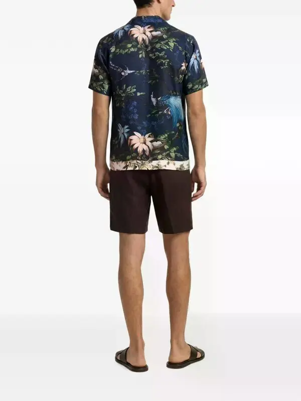 Orlebar Brown Alex Drawstring Linen Deck Shorts