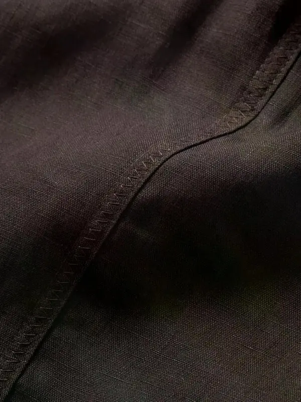 Orlebar Brown Alex Drawstring Linen Deck Shorts