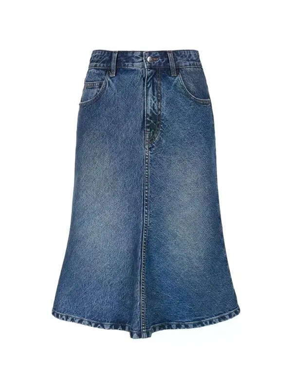 JNBY Fishtail Hem Denim Skirt