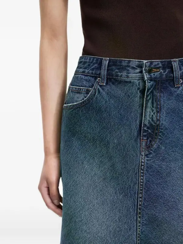JNBY Fishtail Hem Denim Skirt