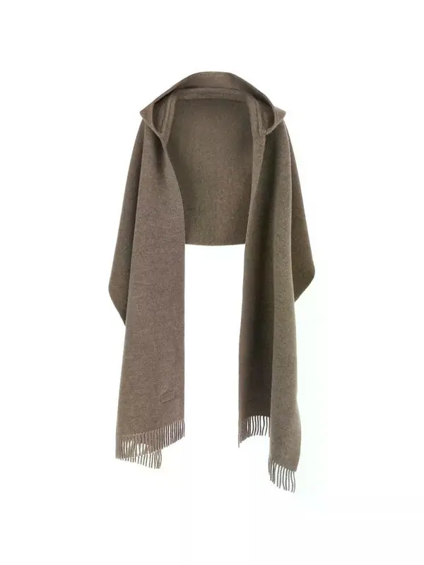 Brunello Cucinelli Hooded Scarf - Brown