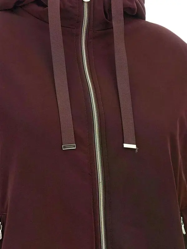 ELENA MIRÒ Short-sleeve Hooded Jacket