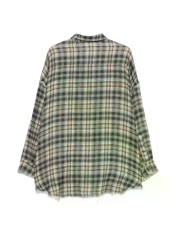 R13 Plaid-pattern Shirt