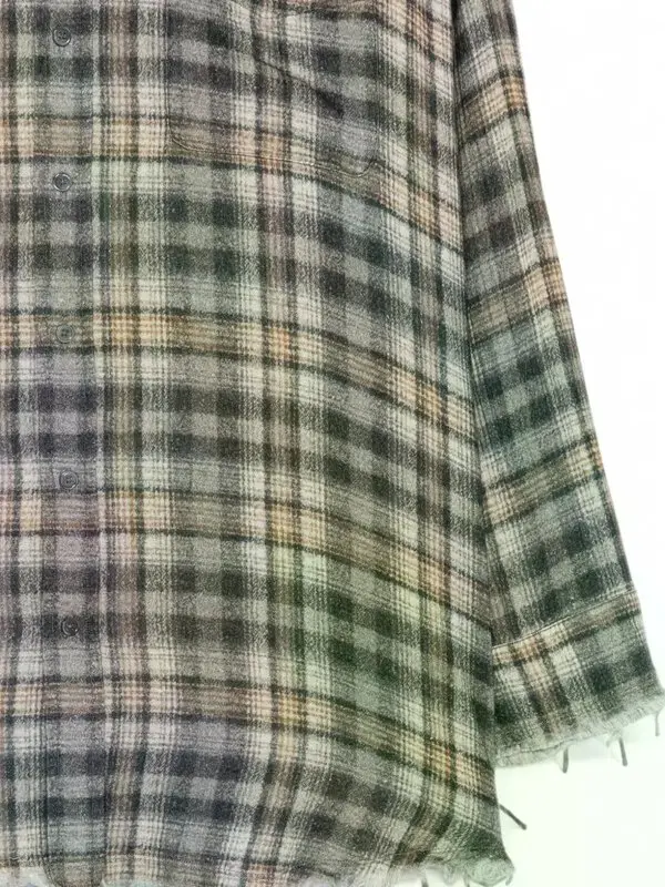 R13 Plaid-pattern Shirt