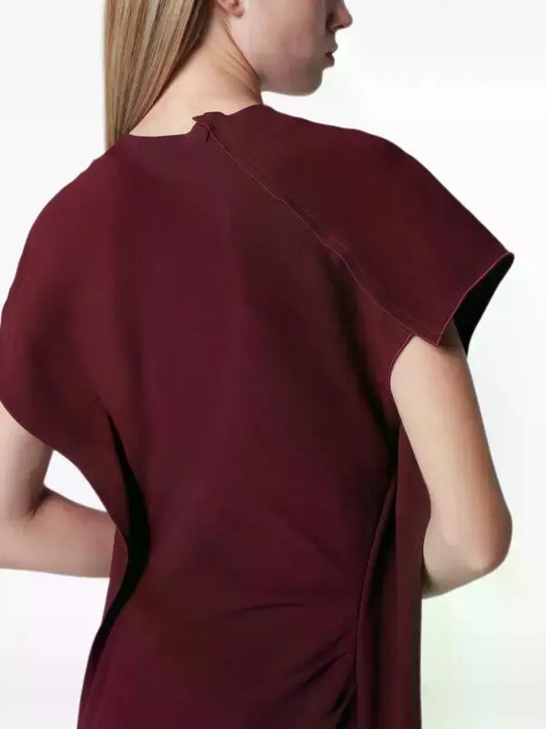 Victoria Beckham Draped Midi Dress