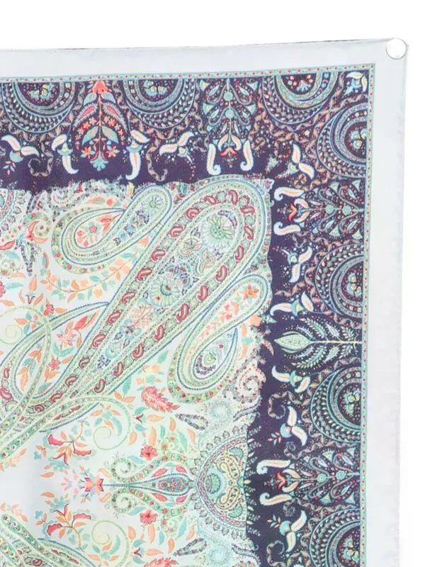 Etro Paisley-print Silk Scarf