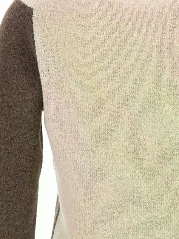 KANGRA Argyle-knit Crew-neck Sweater