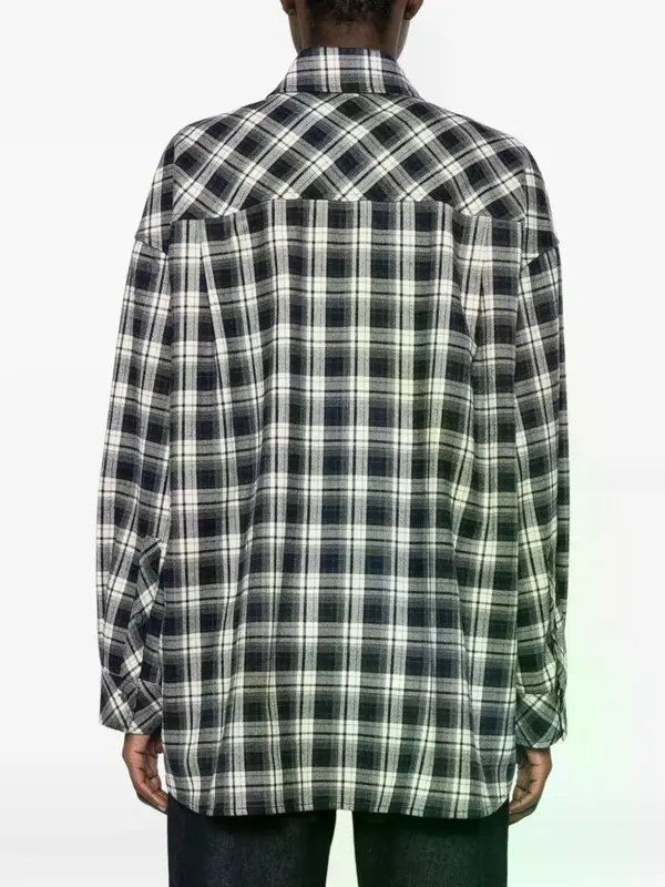 ELEH Check-pattern Button-down Shirt