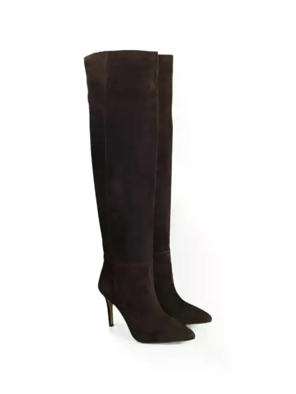 L'ARIANNA Suede Pointed-toe Boots