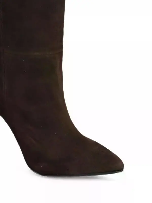 L'ARIANNA Suede Pointed-toe Boots