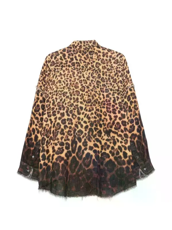 R13 Leopard-print Shirt
