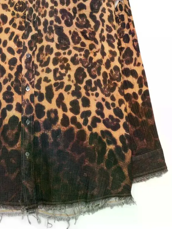 R13 Leopard-print Shirt