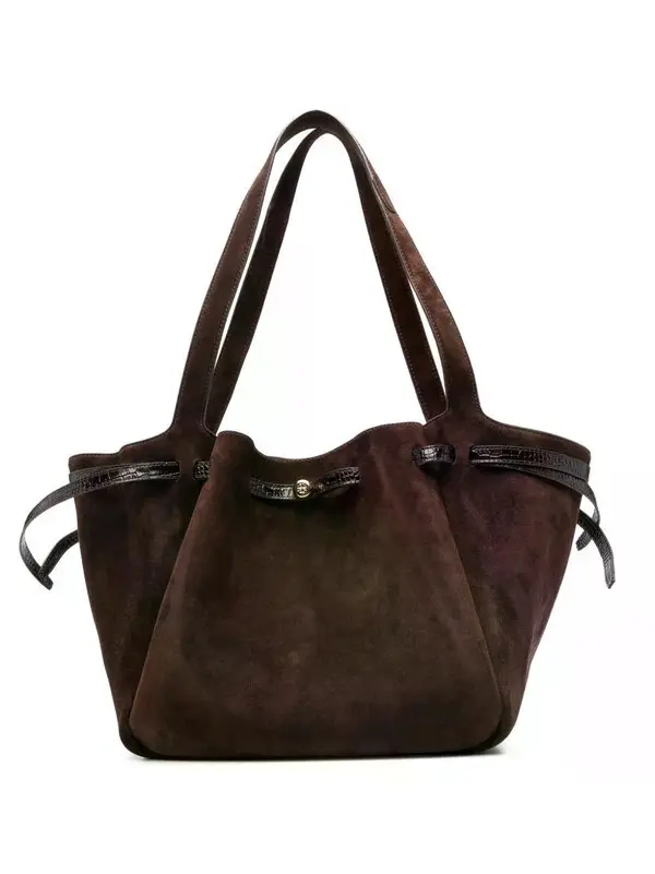 Tory Burch Romy Suede Shoulder Bag - Brown