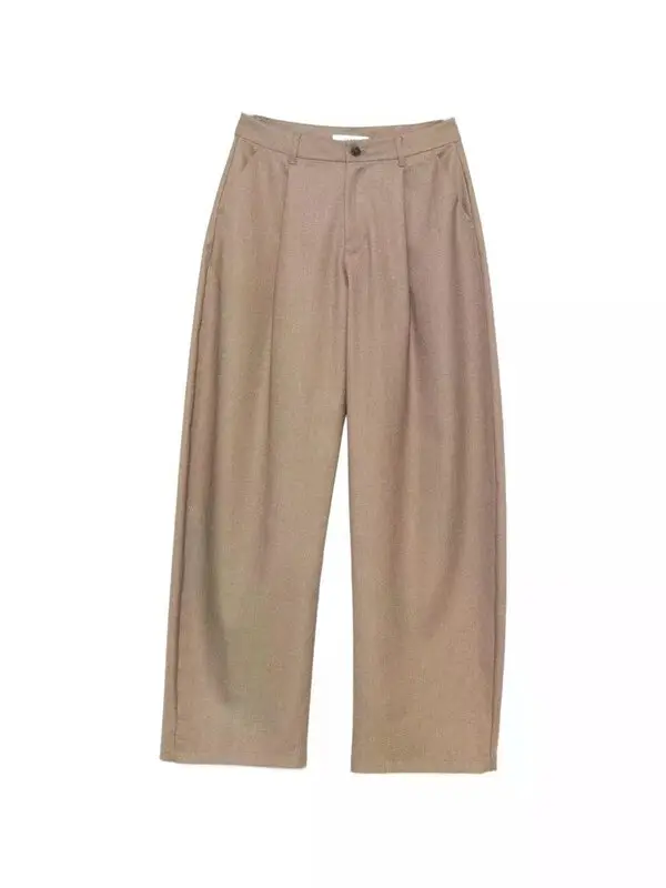 ELEH Pleated Wide-leg Trousers