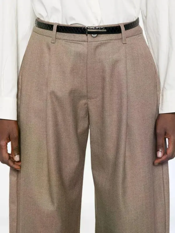 ELEH Pleated Wide-leg Trousers