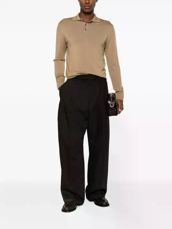 Barena Venezia Pevaron Long-sleeve Polo Shirt