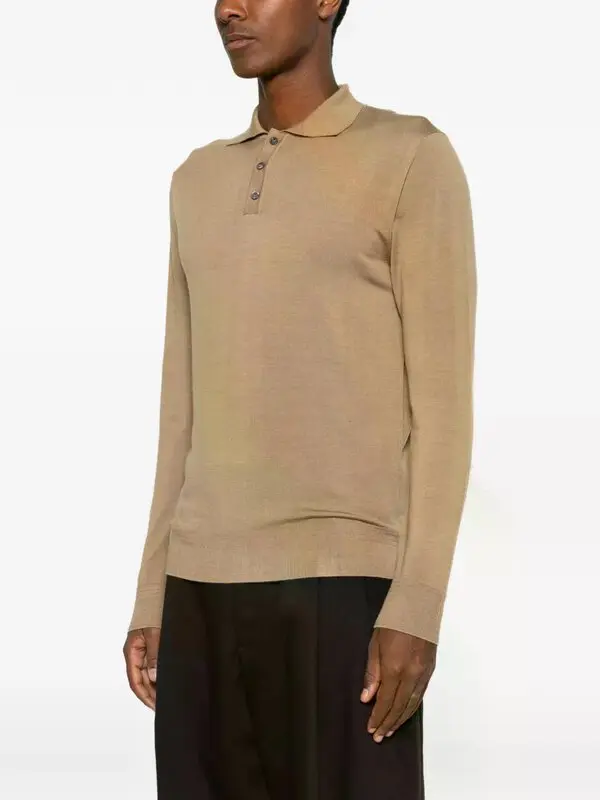 Barena Venezia Pevaron Long-sleeve Polo Shirt