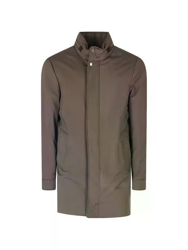 MOORER Vittor-ac High-neck Concealed-fastening Jacket