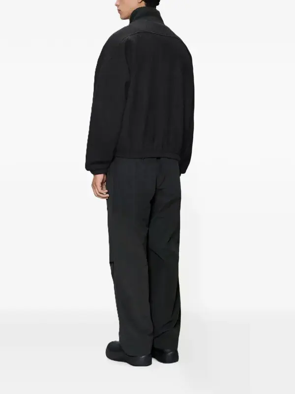 Rains Fleece-texture High-neck Jacket