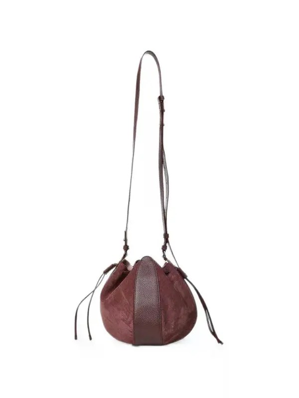 COCCINELLE Suede Leather Shoulder Bag