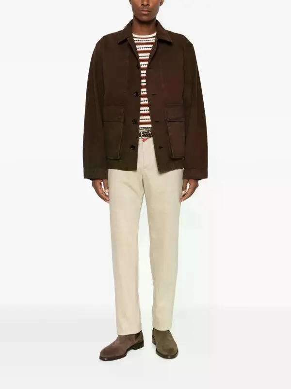 Kiton Pleated Straight-leg Trousers - Neutrals