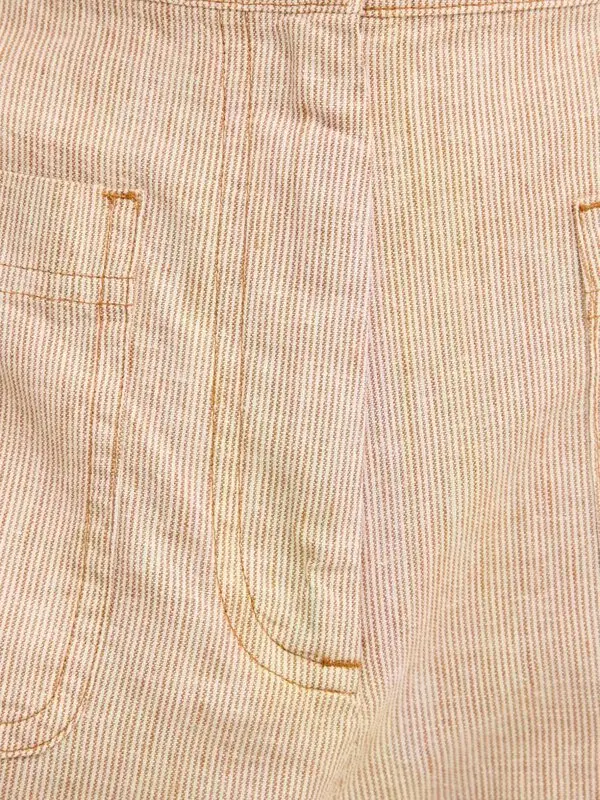 SESSUN Manhatti Striped Wide-leg Trousers - Neutrals