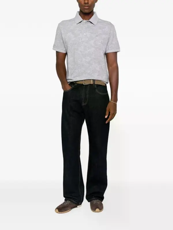 Etro Paisley-print Polo Shirt