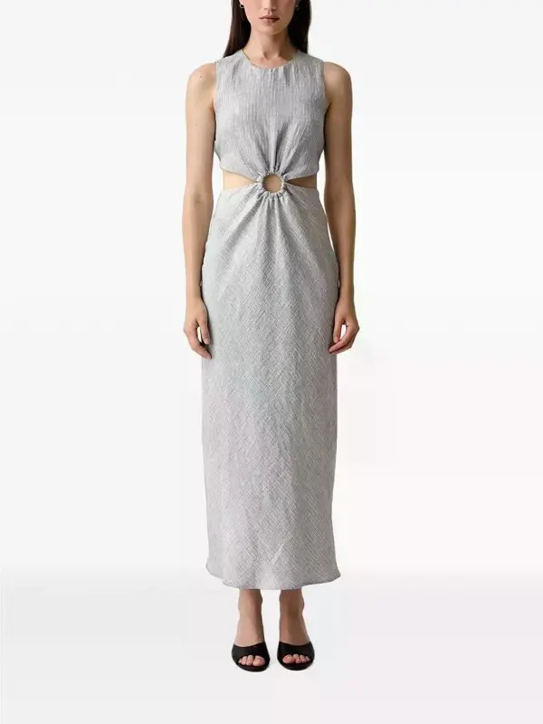 VICOLO Cut-out Ring-detail Dress