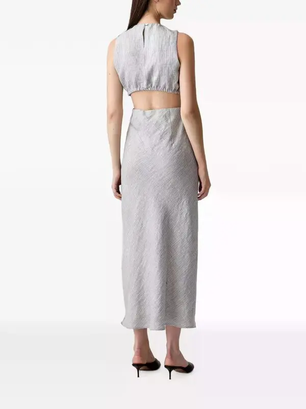 VICOLO Cut-out Ring-detail Dress